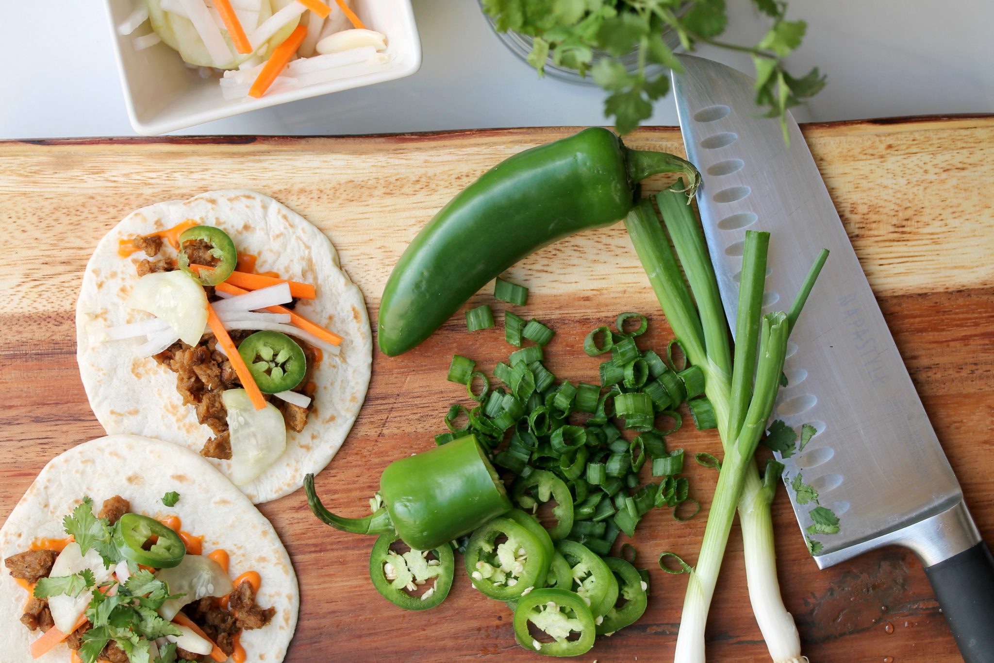 Vegan Banh Mi Tacos - Eat Figs, Not Pigs