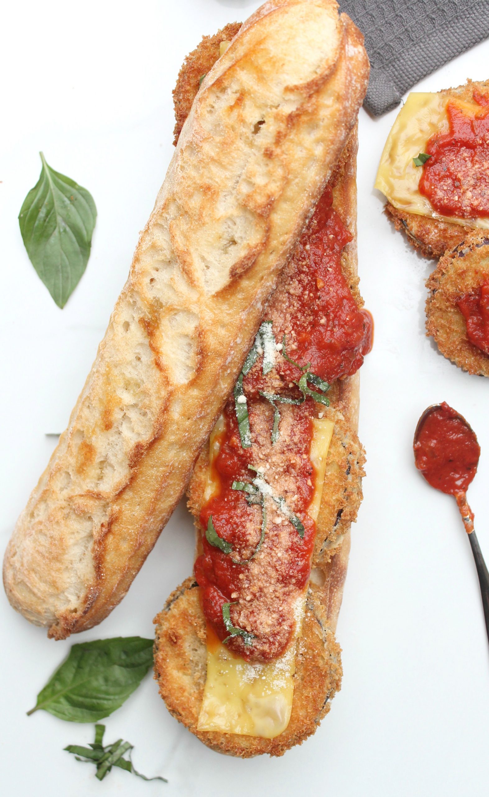 Vegan Eggplant Parmesan Sub Sandwiches - Eat Figs, Not Pigs