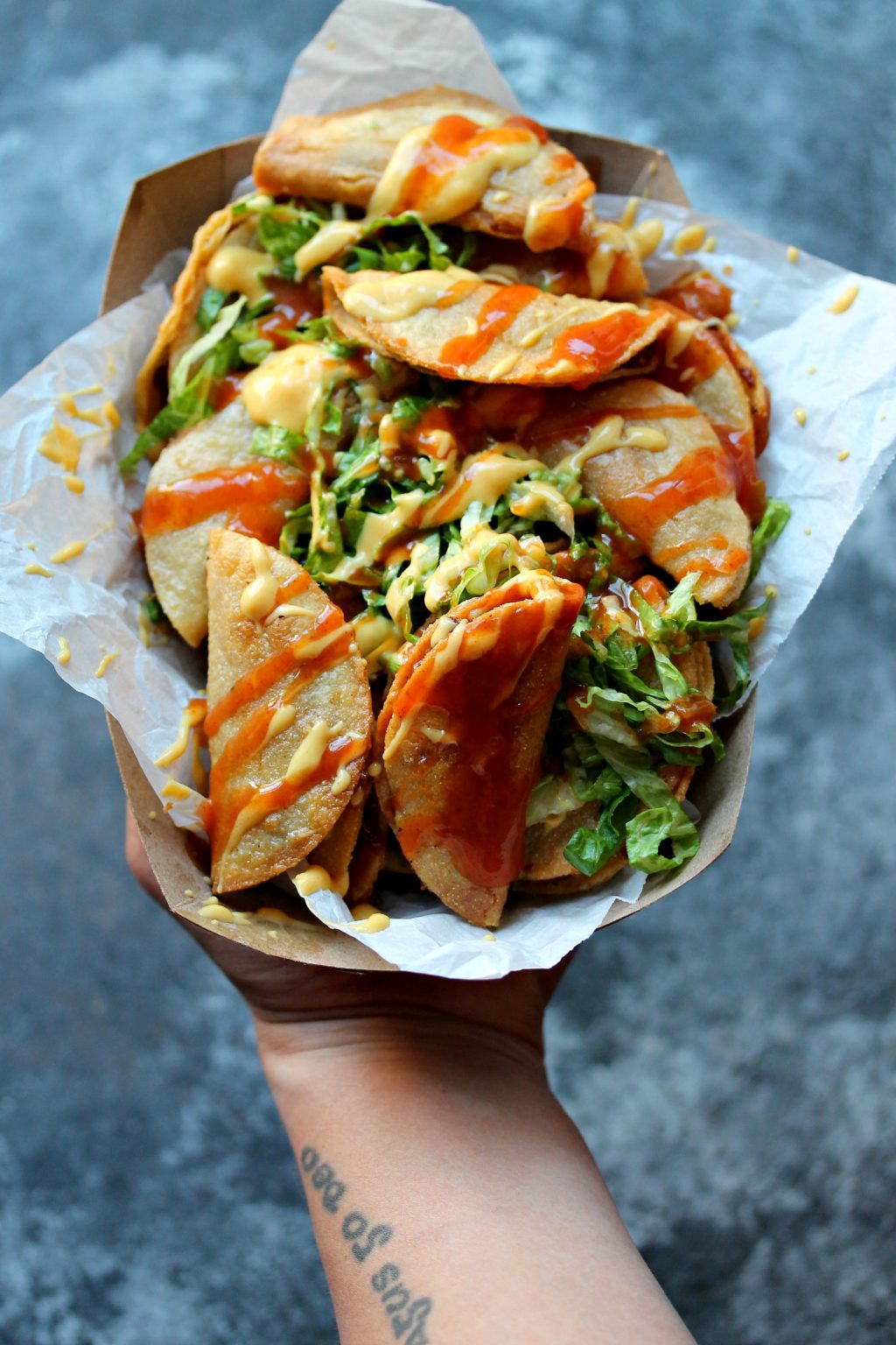 Loaded Vegan Tiny Tacos - Eat Figs, Not Pigs