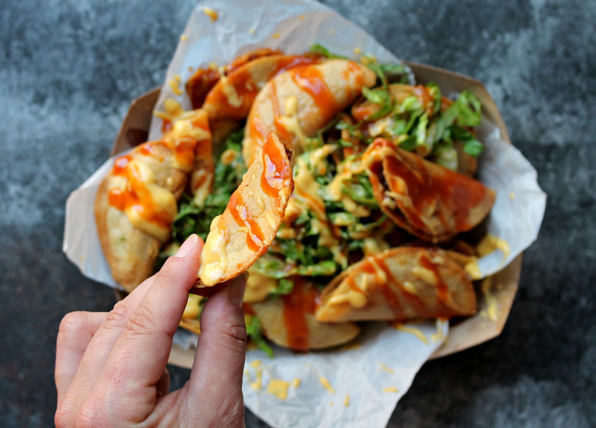 Loaded Vegan Tiny Tacos - Eat Figs, Not Pigs