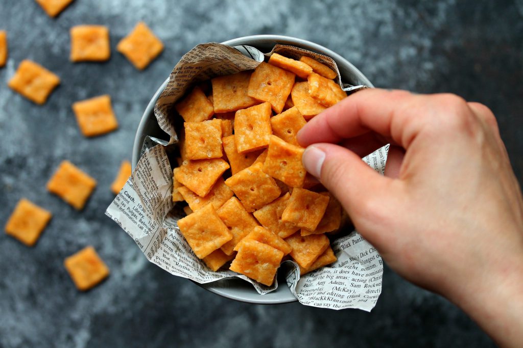Delicious and Easy Vegan Cheez-Its - Eat Figs, Not Pigs