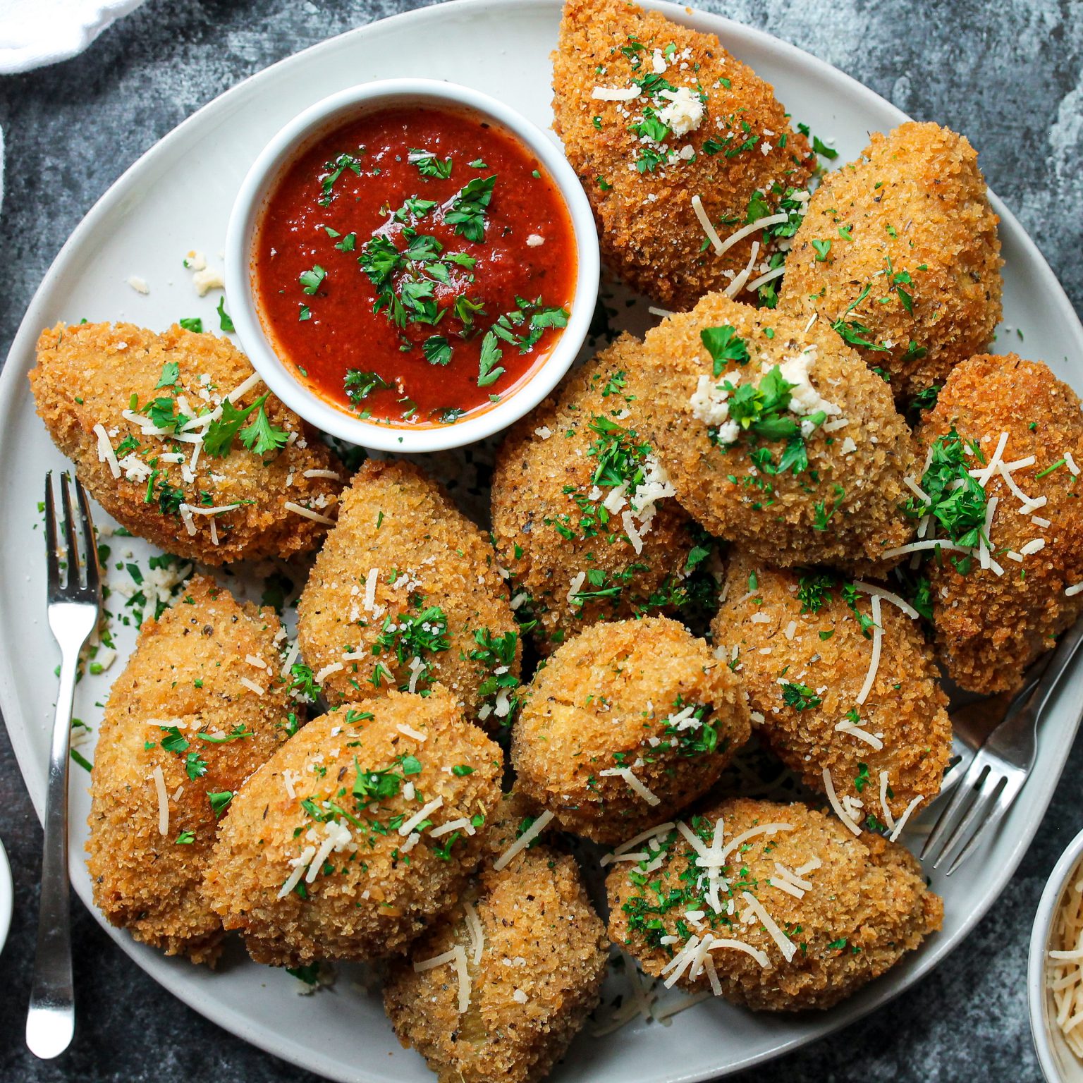 Deep Fried Vegan Jumbo Stuffed Shells - Eat Figs, Not Pigs