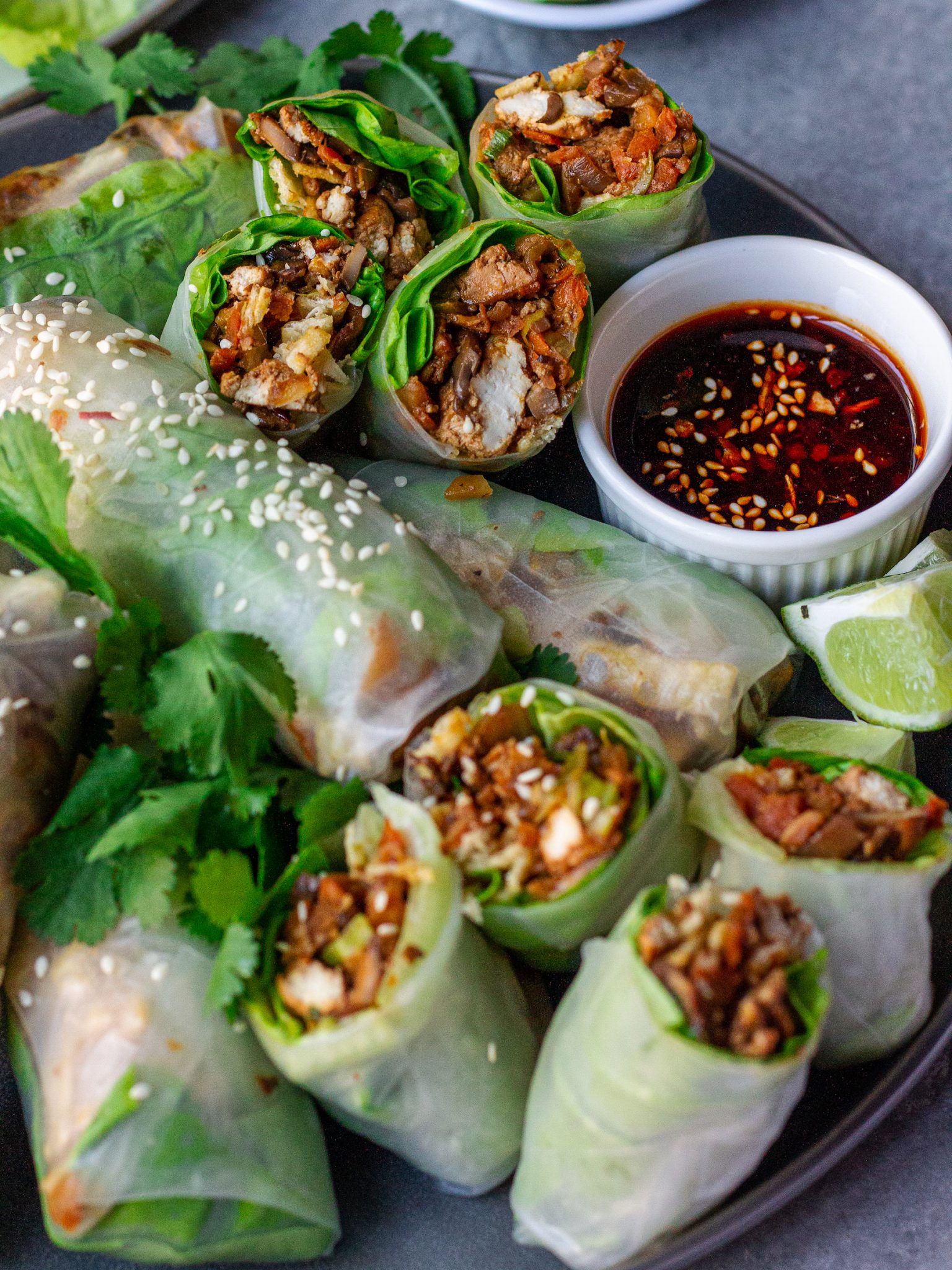 Lettuce Wrap Summer Rolls - Eat Figs, Not Pigs