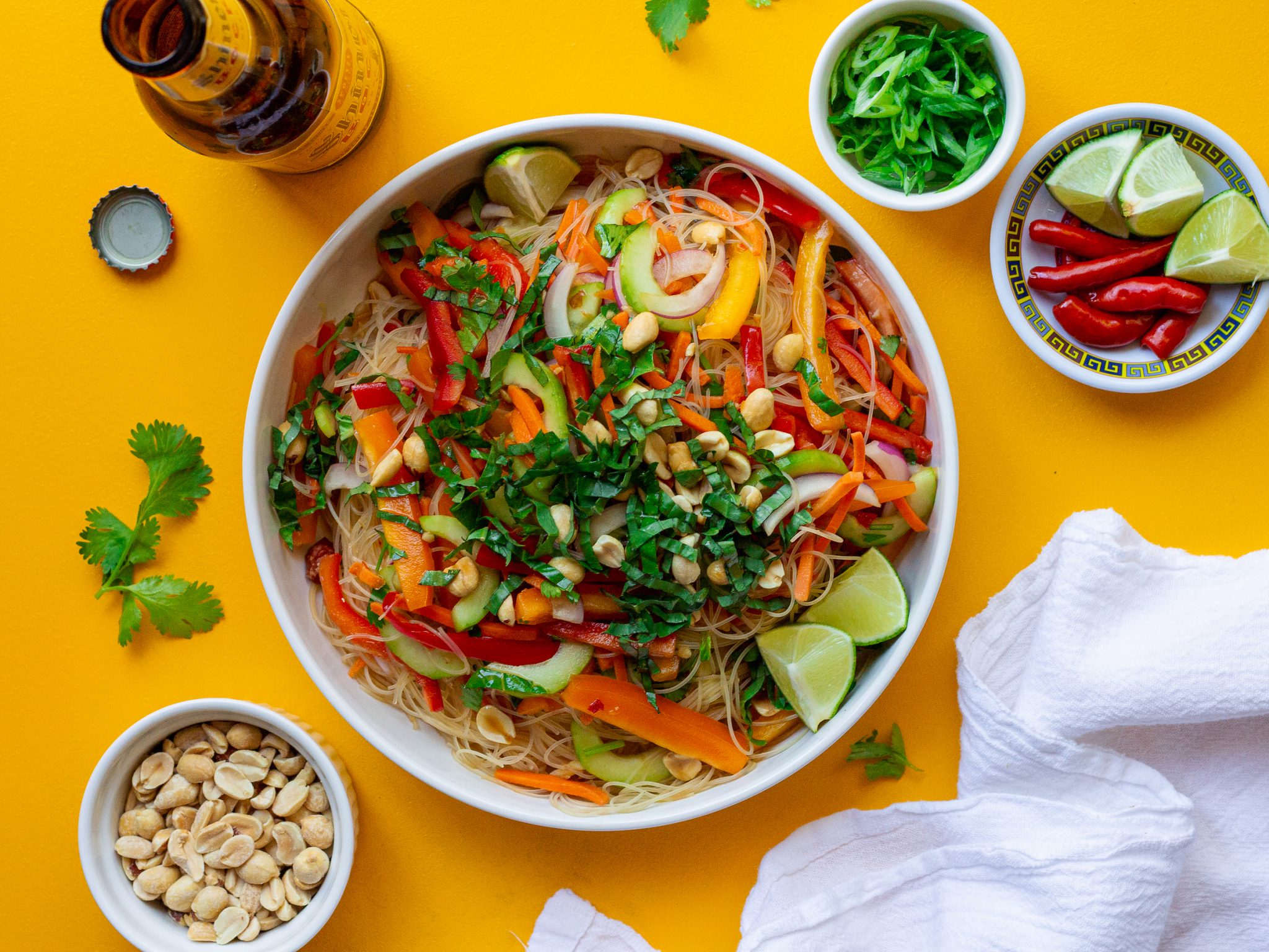 No Cook Noodle Salad - Eat Figs, Not Pigs