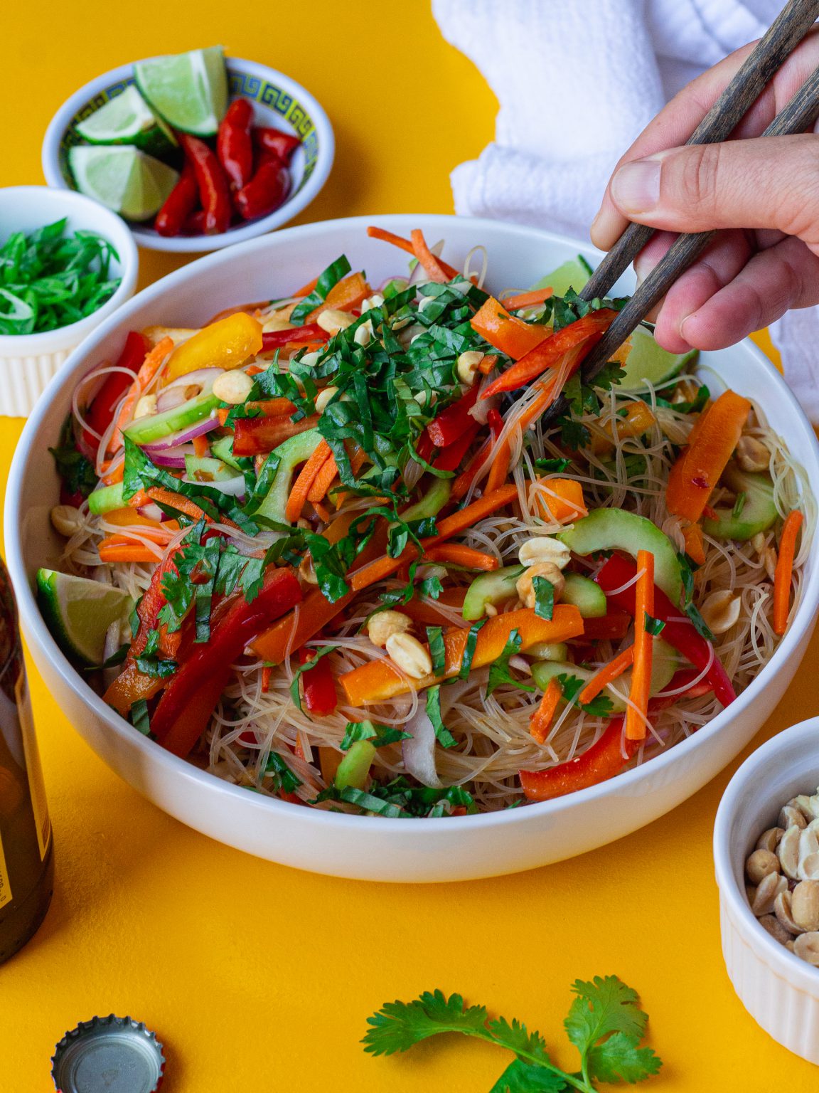 No Cook Noodle Salad - Eat Figs, Not Pigs