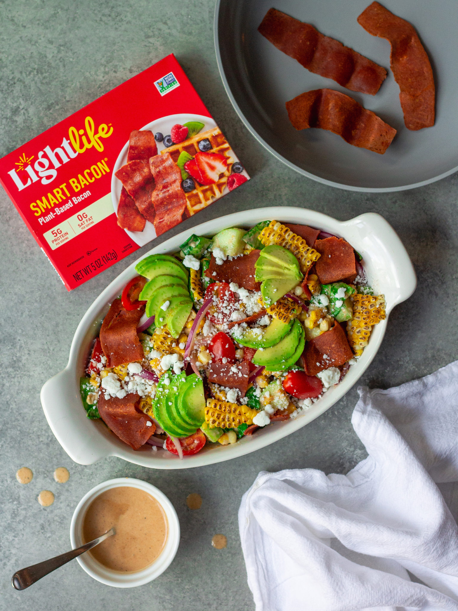 Sweet Corn and Bacon Salad - Eat Figs, Not Pigs