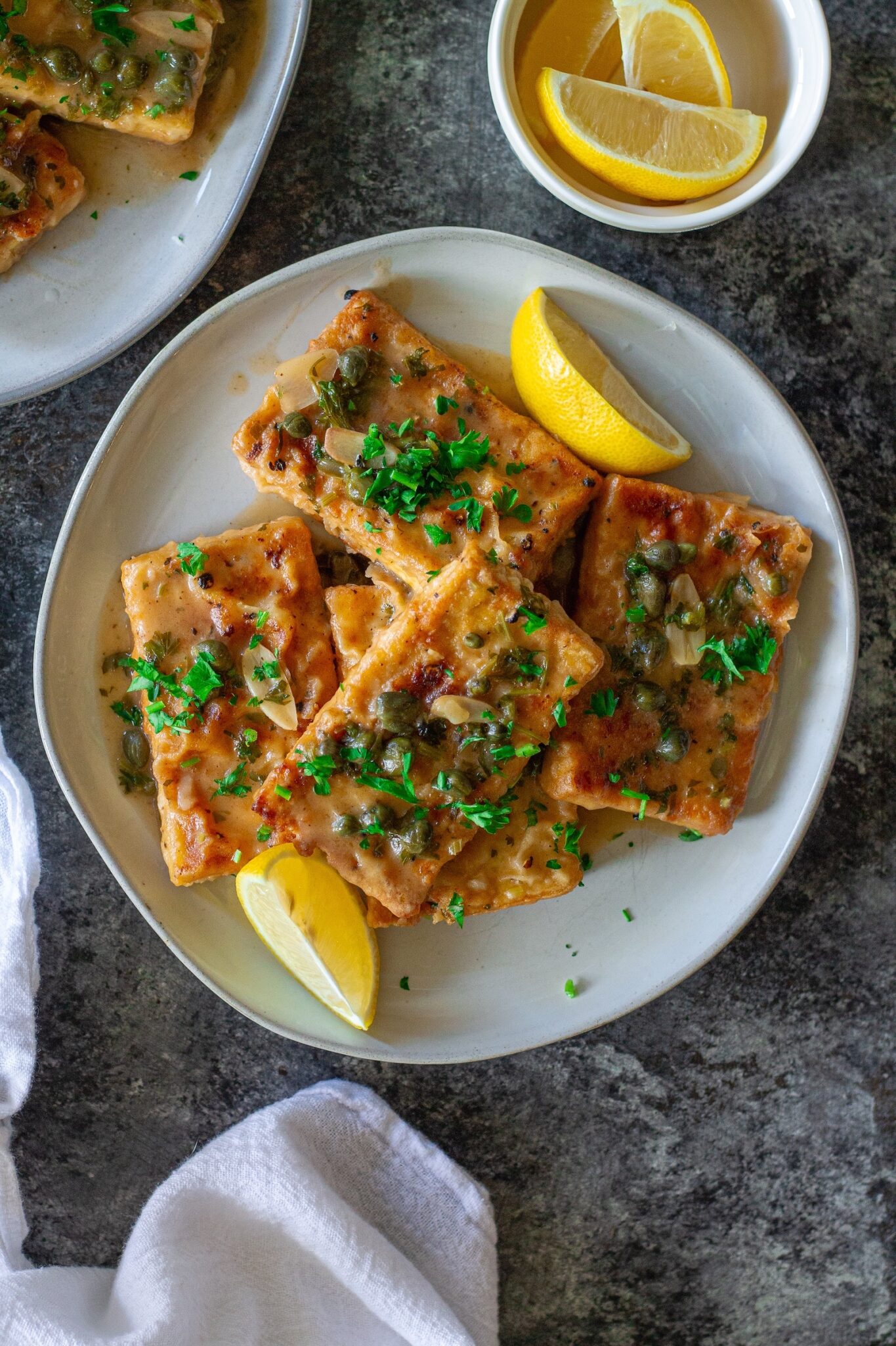 Tofu Piccata - Eat Figs, Not Pigs