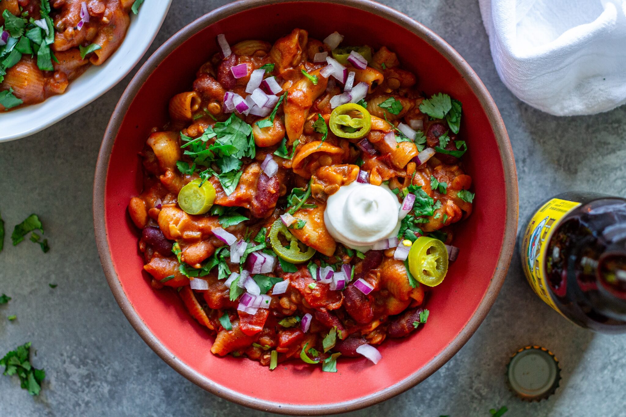 One-Pot Lentil Chili Mac - Eat Figs, Not Pigs