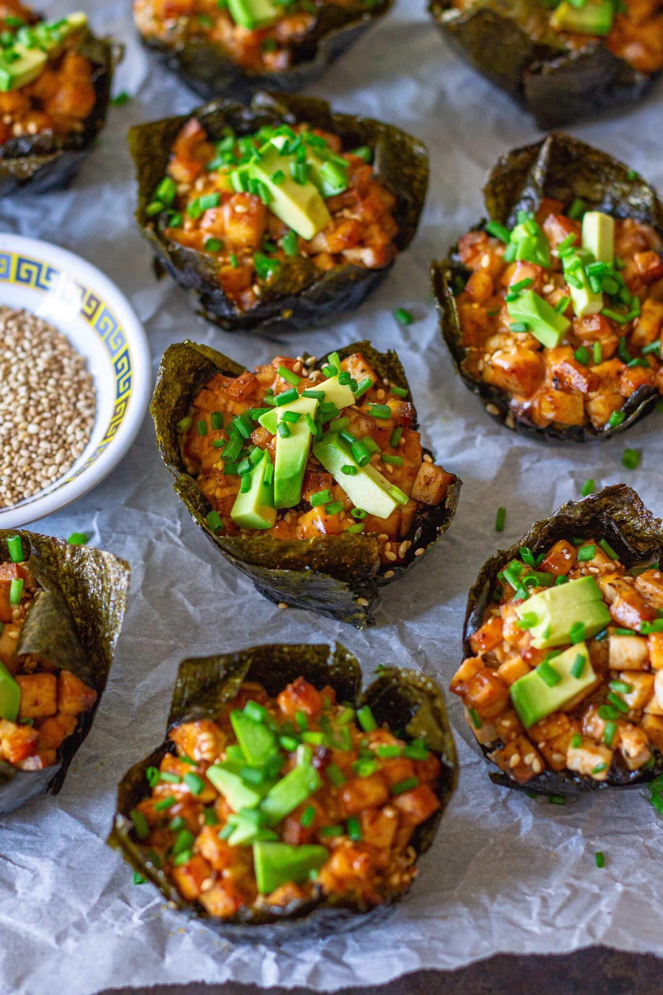Sushi Bake Cups (Vegan) - Eat Figs, Not Pigs
