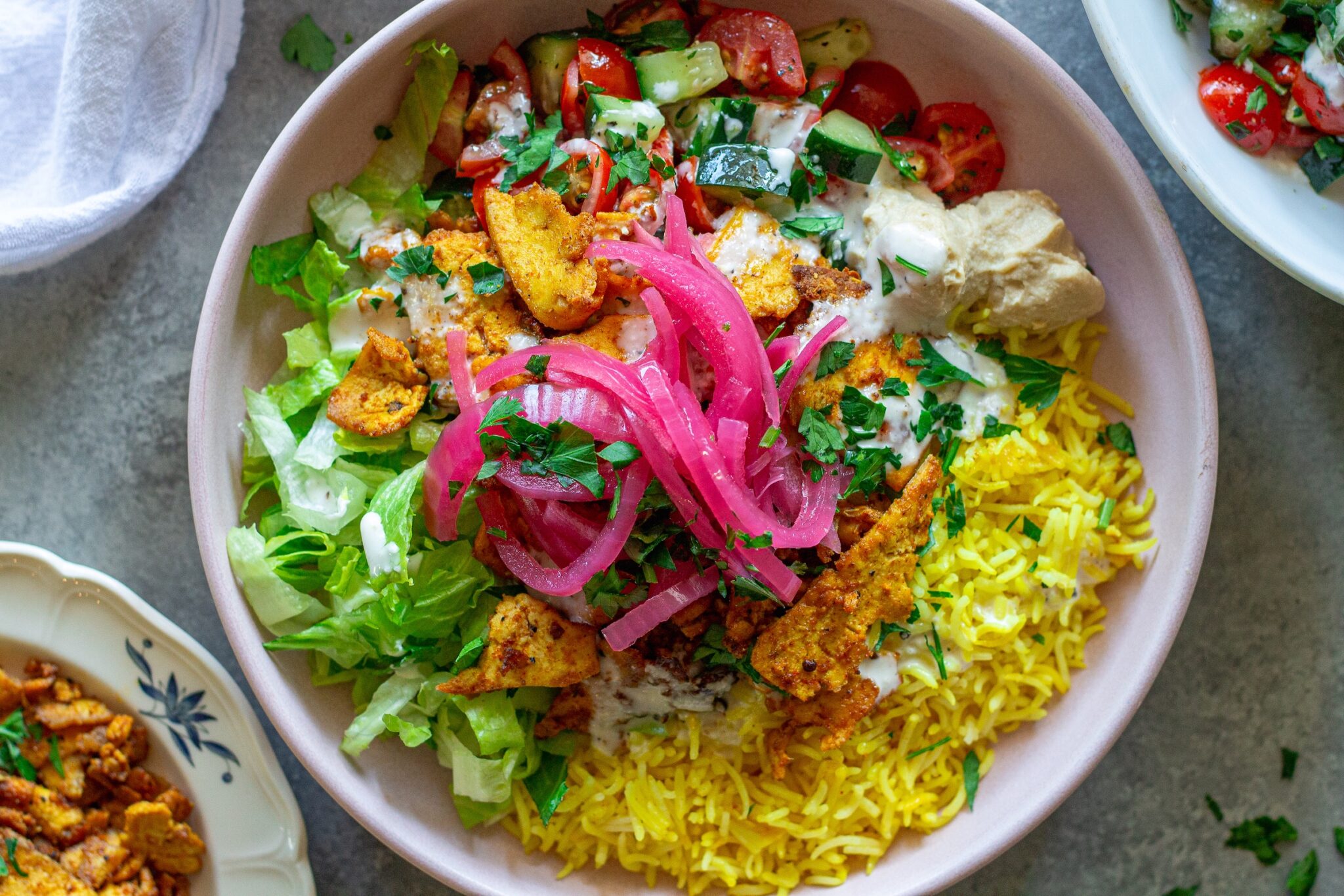 Tofu Shawarma Bowls - Eat Figs, Not Pigs