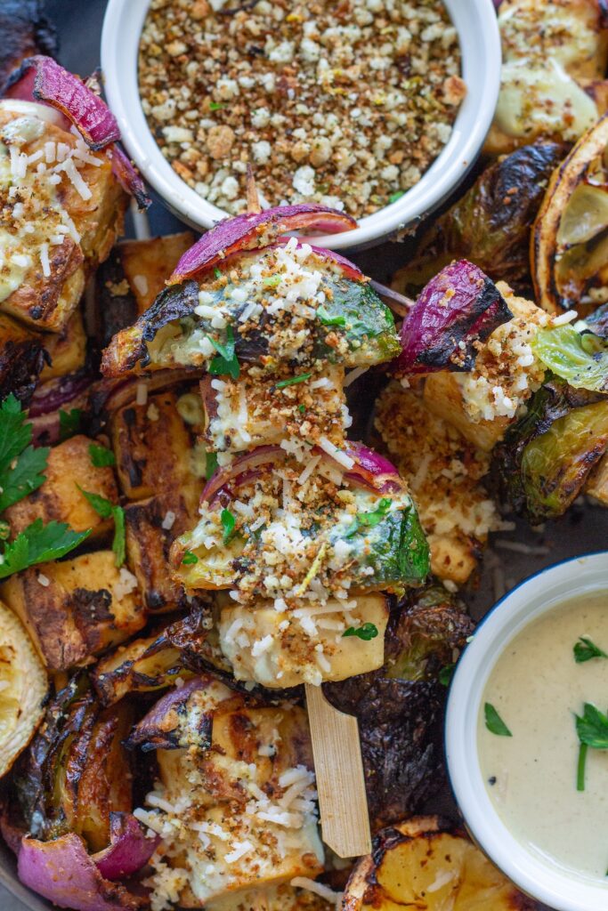 Tofu Caesar Kabobs - Eat Figs, Not Pigs